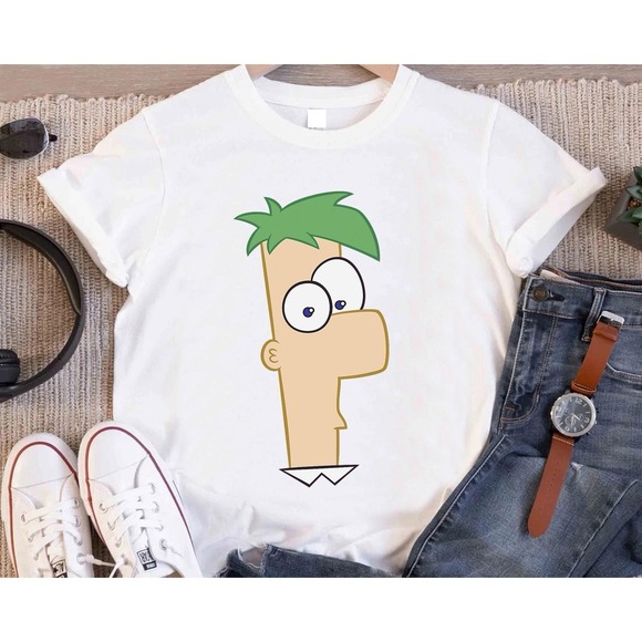 Grimesme | Shirts | Phineas And Ferb Big Face Movie Cartoons Shirt ...